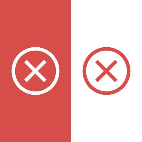 Reject And Remove Flat Vector Illustration 9653925 Vector Art At Vecteezy