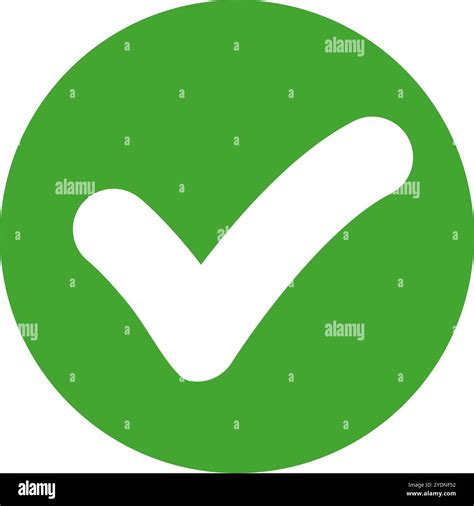 Round Checkbox Icon Done Editable Vector Stock Vector Image And Art Alamy
