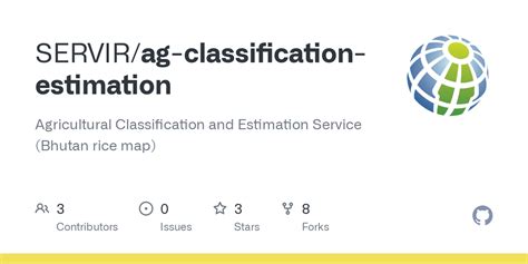 Github Servirag Classification Estimation Agricultural