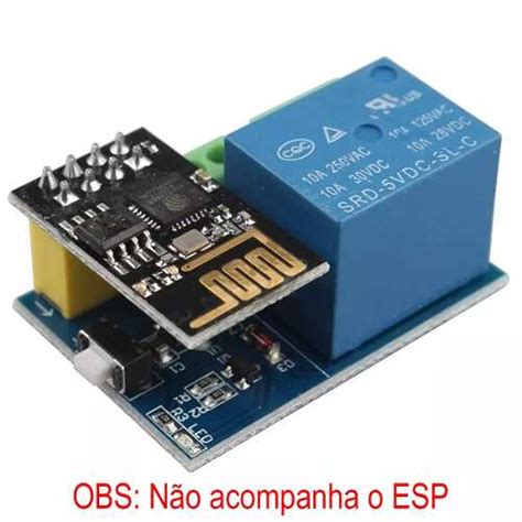 módulo relé wi fi esp8266 v1 para esp 01