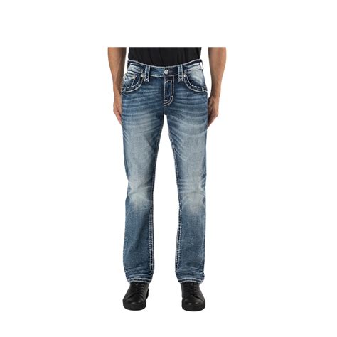 Rock Revival Mens Sylas Straight Jean
