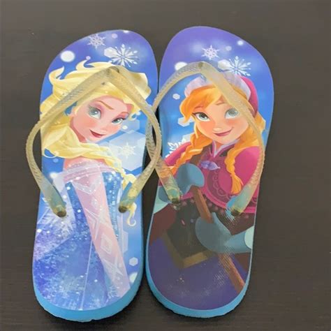 Disney Shoes Disney Frozen Flip Flops Poshmark