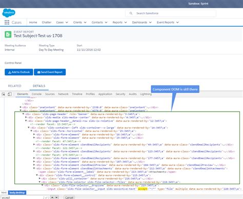 javascript usage of force navigatetocomponent and force