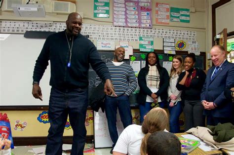 Shaquille Oneal Visits Second Grade Class Tapinto