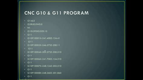 G10g11cncprogram Youtube
