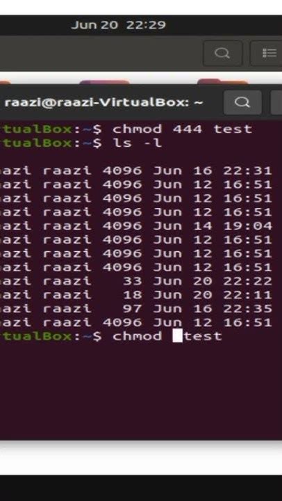 Short File Permissions In Linux Using Chmod Command File