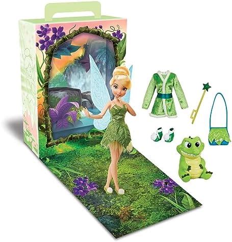 Disney Store Official Tinker Bell Story Doll 11 Inches Includes Coloring Book