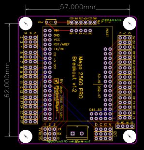 Breakout Board Arduino Mega 2560 Pro V1 2 Resources EasyEDA