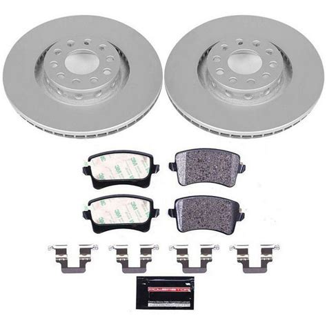 Power Stop Front Euro Stop Ece R90 Certified Brake Pad And Rotor Kit