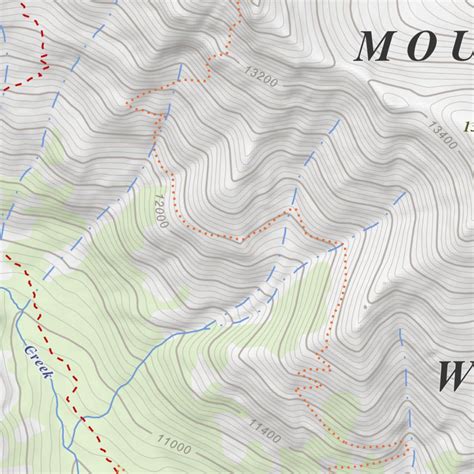 Mount Massive Colorado 75 Minute Topographic Map By Apogee Mapping