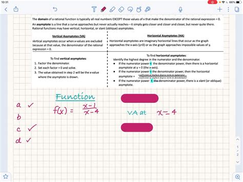 solved match the rational function with its graph the graphs are