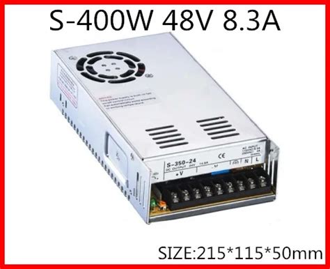 S 400 48 400W 48V 8 3A Single Output Switching Power Supply For LED Strip Light AC DC In