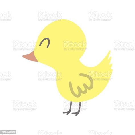 어린이 의류 인테리어 디자인 포장 인쇄를 인쇄하기 위해 손으로 그린 치킨이있는 만화 스타일의 벡터 어린이의 다채로운 일러스트레이션 흰색으로 분리 0명에 대한 스톡 벡터 아트