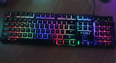 T Wolf Tf200 Gaming Combo Wired Keyboard And Mouse Set With Rgb Dynamix • დაინამიქსი