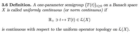functional analysis analytic semigroups and norm continuous