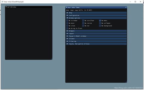 Dear Imgui笔记（一）imgui Demo Csdn博客