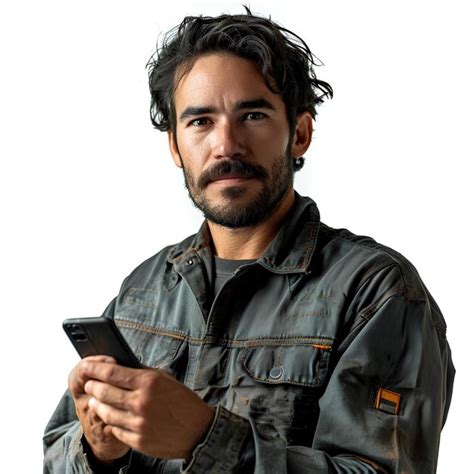 Premium Photo Jobready Style Highresolution Closeup Of A Man In Work Clothes