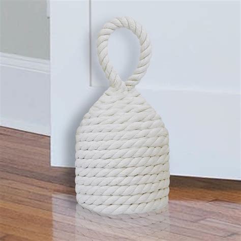 Fuvlfal Natural Rope Door Stopper With Handle Cotton Cute