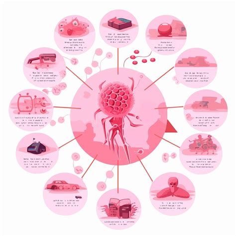 Cancer Development Process Diagram Illustration Premium Ai Generated Vector