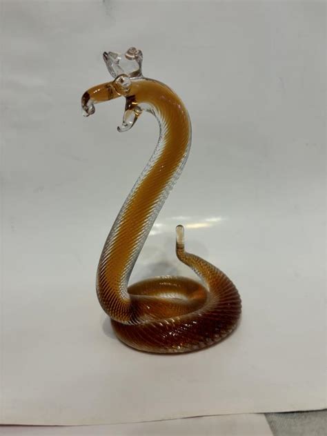 Скляна статуетка змія — ціна 250 грн у каталозі Статуетки Купити товари для дому та побуту за