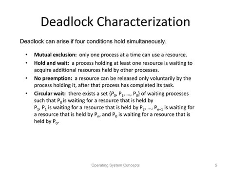 Deadlock In Real Time Operating Systempptx Pptx Operating Systems