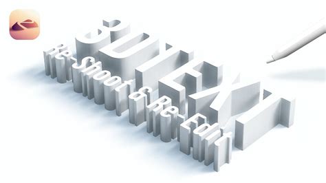 【re Shoot And Re Edit】nomad Sculpt ／ How To Make 3d Text Youtube