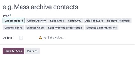 Campaign Workflow Activities Odoo Saas Documentation