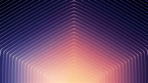 Abstract Background With Gradient Moving Line In Hexagonal Shape