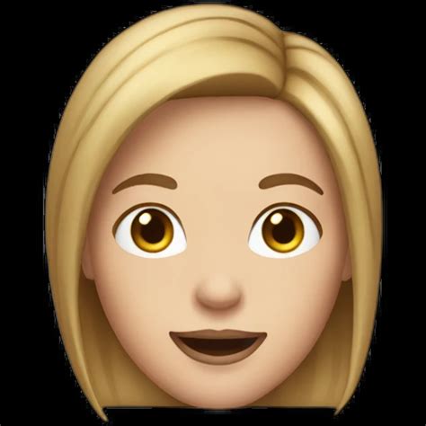 A White Woman With Big Mouth And Pixie Straight Dará Brown Hair Emoji