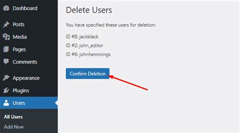 How To Delete A User In WordPress Website
