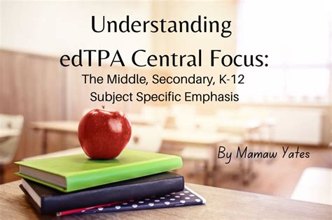 Understanding Edtpa Central Focus — Terryl Yates Buymeacoffee