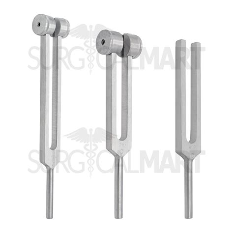 3 Pcs Tuning Forks Set C128 C256 And C512 Surgical Mart