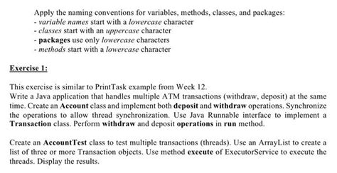 solved apply the naming conventions for variables methods