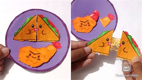 Paper Food How To Make Diy Food Mini Sandwich Diy Chicken Diy