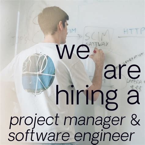we are on linkedin hiring softwareengineer projectmanager