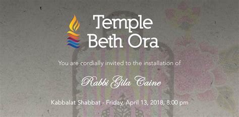 Special Events Taking Place This Month At Edmontons Temple Beth Ora Alberta Jewish News