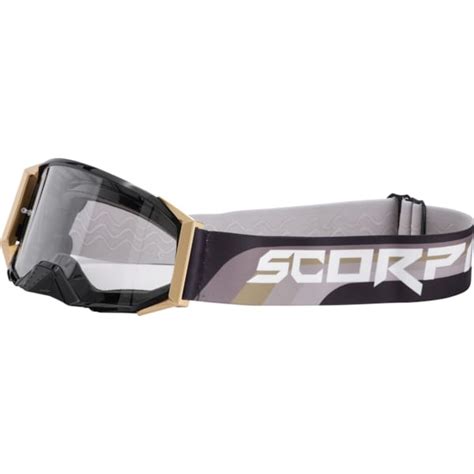 Scorpion Cross Goggle Black Gold Cross Goggles Radeuen
