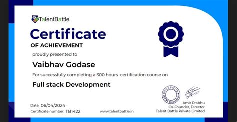 Fullstackdeveloper Webdevelopment Codingjourney Vaibhav Godase