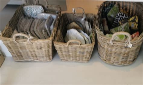Rectangular Wicker Baskets In House The Kitchen Shop Rectangular Wicker Baskets In House The Kitchen Shop