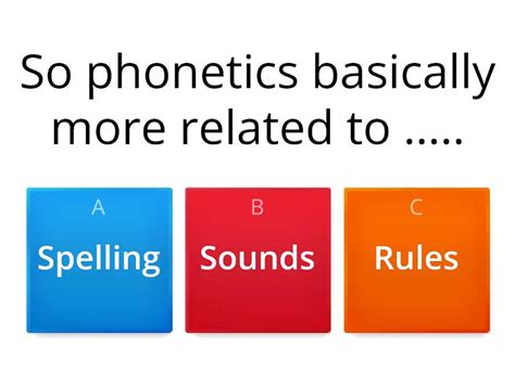 General Phonetics Quiz