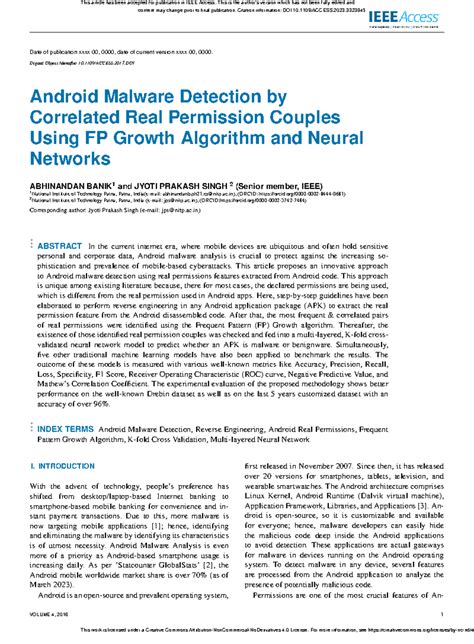 Android Malware Detection By Correlated Real Permi Date Of