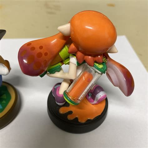 Nintendo Amiibo Orange Inkling Girl Figure Splatoon Series Ebay