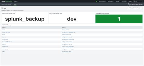 Search Head Backup Splunkbase