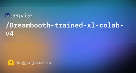Getpaige Dreambooth Trained Xl Colab V At Main