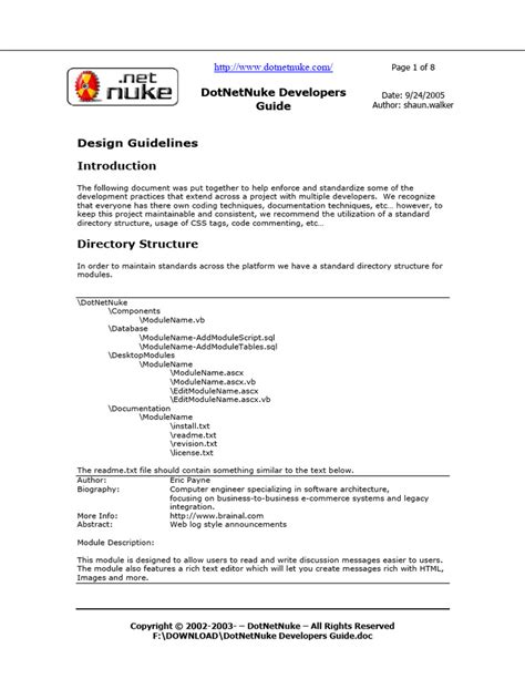 Dotnetnuke Developers Guide Pdf Dotnetnuke Developers Guide Pdf