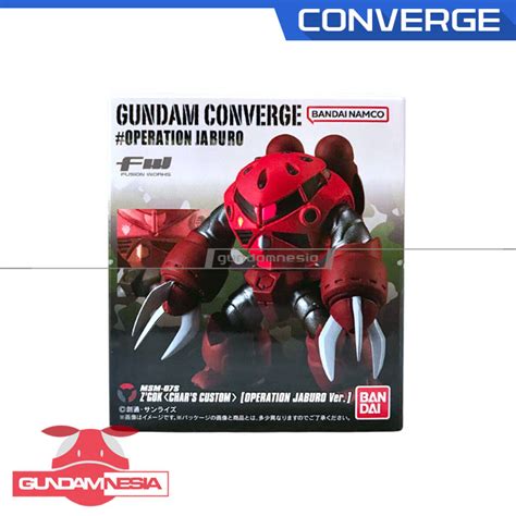 Converge Zgok Char Aznable Custom Operation Jaburo Ver Gundamnesia