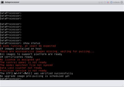 Installing A Data Processor In Vmware Cluster