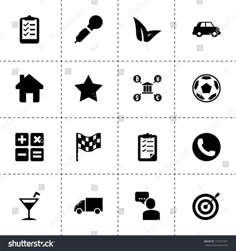 Ui Icons Vector Collection Filled Ui Stock Vector Royalty Free 773747371 Shutterstock