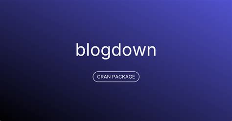 blogdown create blogs and websites with r markdown cran e