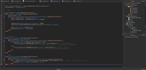Character Customization Color Individual Parts Scripting Support